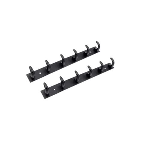 Buy Ghardwar Stainless Steel Shine 6 Pin Black Cloth Hanger Wall Hook