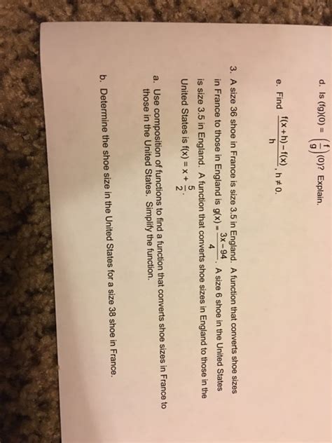 Solved Is Fg 0 F G 0 Explain Find F X H Chegg Com