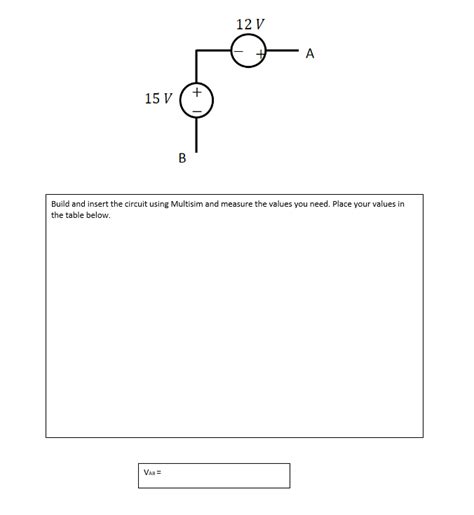 Solved Using Multisim To Connect The Circuit Shown In Each