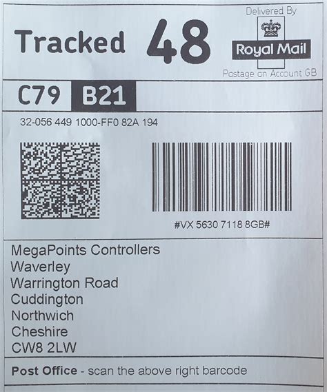 Return Postage Megapoints Controllers