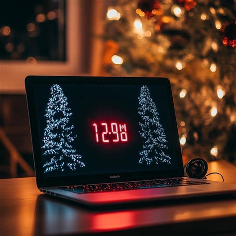 A Laptop Screen Displaying A Countdown Timer For An Online Black Friday Sale Ai Generated Images