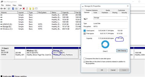 partitioning cannot see unallocated space in windows disk management