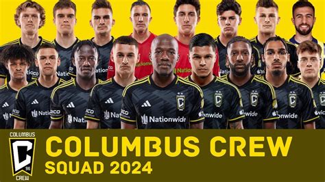 Columbus Crew Squad Season 2024 Columbus Crew Mls 2024 Footworld Youtube