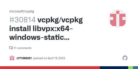 Vcpkgvcpkg Install Libvpxx64 Windows Static Libyuvx64 Windows Static Opusx64 Windows Static