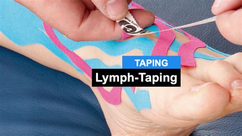 Kinesio Tape Lymph Anlage Lymphtape
