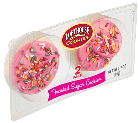 Lofthouse Pink Frosted Sugar Cookie 27 Ounce 24 Per Case