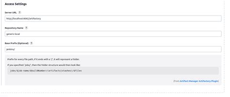 Artifact Manager Artifactory Jenkins Plugin