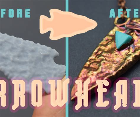 Electroforming 3d Printed Arrowheads With Copper To Make Fantastic