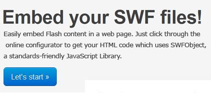 SWFObject Easy TO Embed SWF Flash Content Software Utilities
