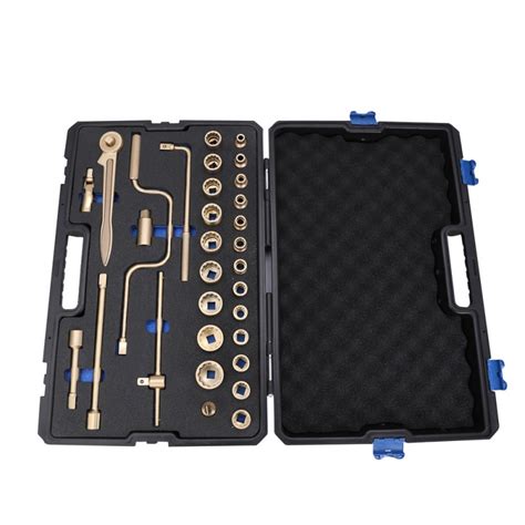 Non Sparking Socket Wrench Set 32 Pc 1 2 Beryllium Copper Toolots