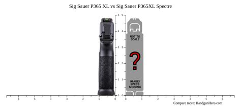 Sig Sauer P XL Vs Sig Sauer P XL Spectre Size Comparison Handgun Hero