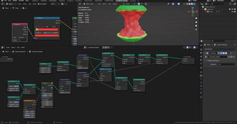 Geometry Nodes Boolean With Material On The Booled Surface