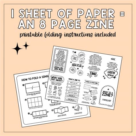 What Is A Zine Printable Zine A Beginners Guide To Zines Tpt
