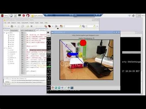 Hello Raspberry Pi Raspberry Pi Python OpenCV Draw Something On OpenCV Image
