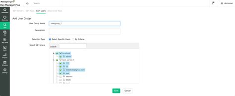 ssh key resource management key manager plus