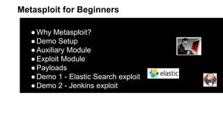 Metasploit For Beginners PPTX