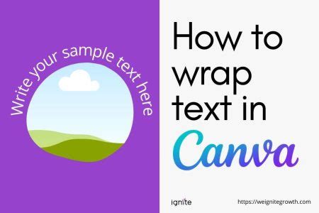 How To Wrap Text In Canva Around Images Shapes