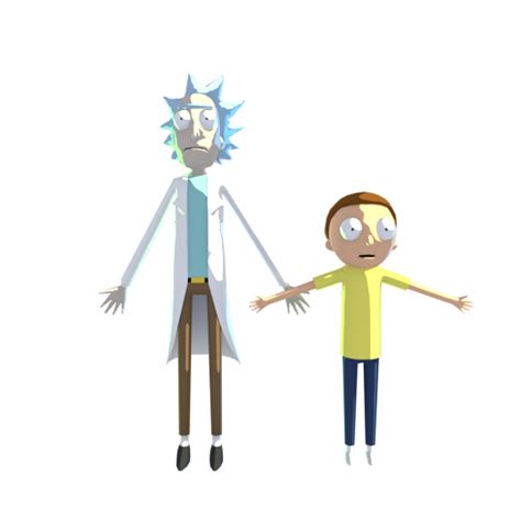 Rick And Morty Models Toon By Kuzim On Deviantart