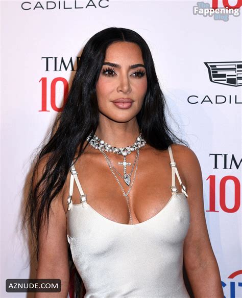 Kim Kardashian Sizzles Sexy At Time Gala Aznude