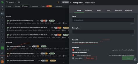 Feat Netdata Dashboard Node Delete · Issue 459 · Netdatanetdata Cloud · Github