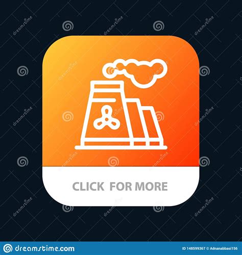 Factory Pollution Production Smoke Mobile App Button Android And