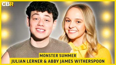 Monster Summer Actors Julian Lerner And Abby James Witherspoon Talk Favorite Scenes And Being On