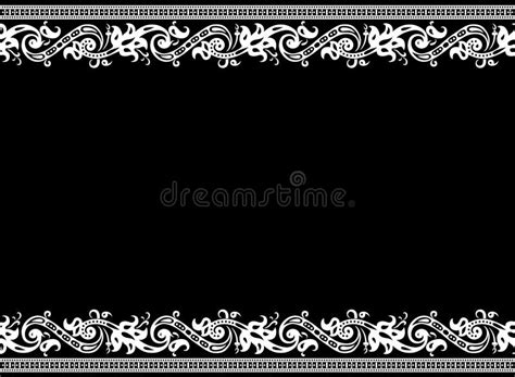 Seamless Border Pattern Stock Vector Illustration Of Mosaic 15618754