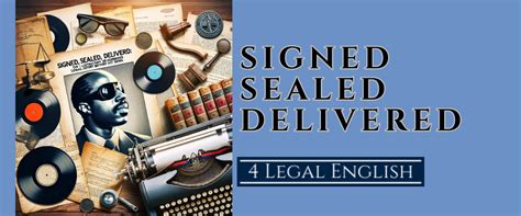 Signed Sealed Delivered The Legal History Behind Stevie Wonders Hit