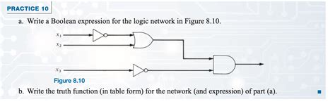Solved Practice 10a ﻿write A Boolean Expression For The