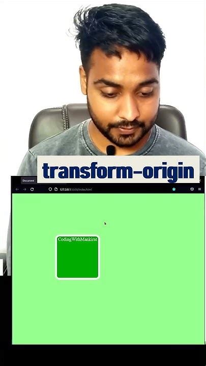 Transform Origin In Css Youtube