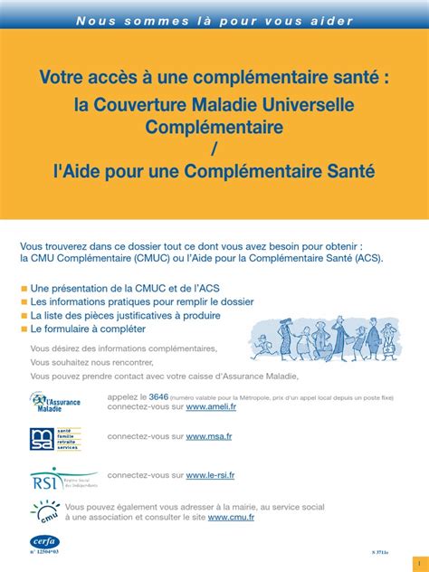 Formulaire Cmuc Acs S3711e Pdf Espace économique Européen Soins De Santé Du Gouvernement