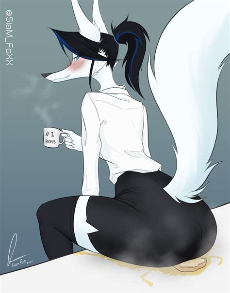 Rule 34 Absurd Res Anthro Arctic Fox Ass Black Hair Bodily Fluids