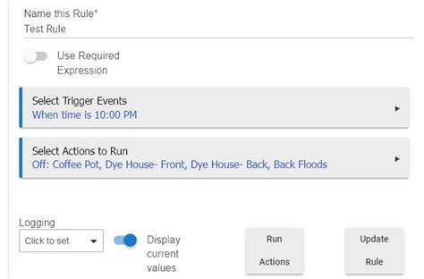 multiple actions bug issue 📐 rule machine® hubitat