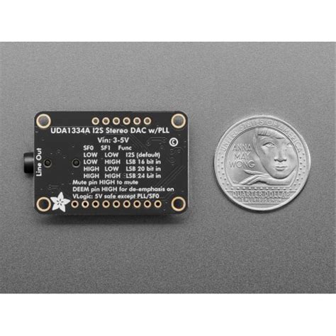 Buy Adafruit 3678 I2s Stereo Decoder Uda1334a Breakout In India Fab