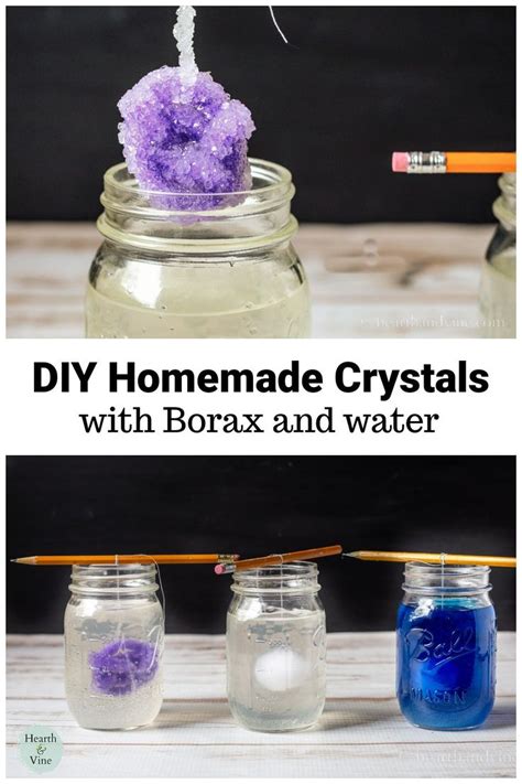 Borax Crystals Experiment
