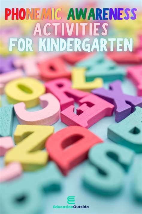 Phonemic Awareness Activities For Kindergarten