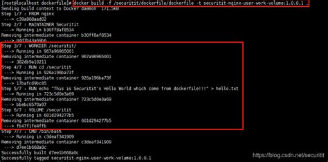 Dockerfile User、workdir、volume指令 语法解析docker Workdir 和 Volume 区别 Csdn博客