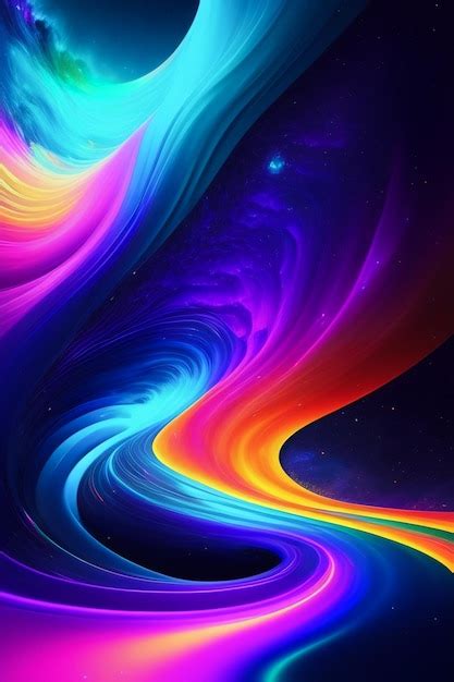 Premium Photo 3d Render Abstract Colorful Background