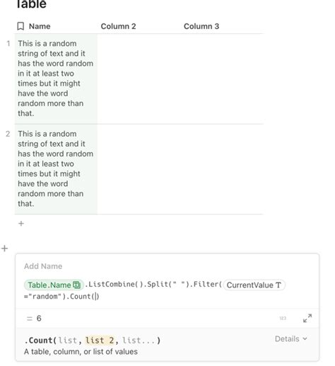 String Search In A Text Column Coda Maker Community