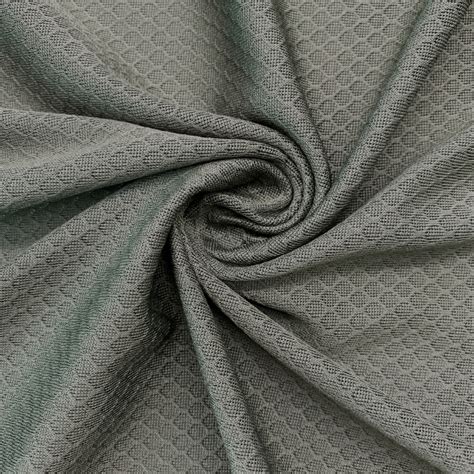 China Wholesale 100 Polyester Jacquard Hexagonal Mesh Knitted Fabric