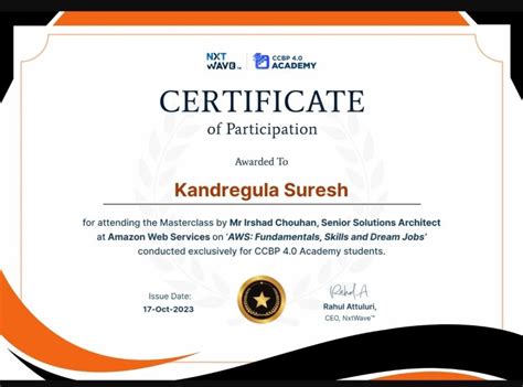 Suresh K On Linkedin Nxtwave Learning Ccbp Nxtwaveteam Cloudcomputing Aws