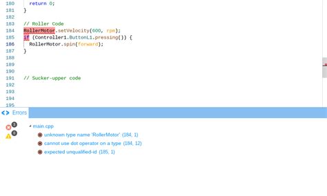 What Do I Do To Fix This Error VEXcode Pro V Text Tech Support VEX Forum
