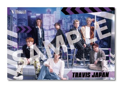 Travis Japan New Album「viisual」 Universal Music Store 期間限定フォトカード 3種 付き3