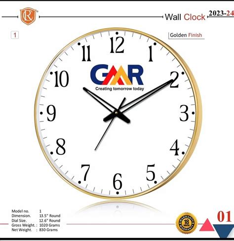 Plastic Corporate Clock Manufacturer At ₹ 300 00 Piece In Ghaziabad Id 2854359695762