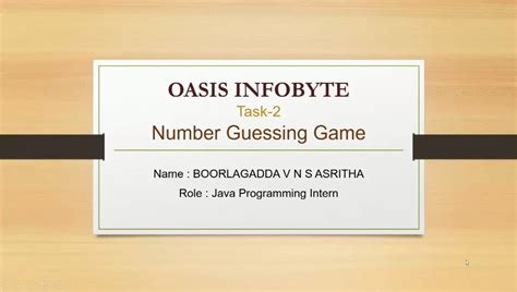 [video] Asritha Boorlagadda On Linkedin Oasisinfobyte Internship Javaprogramming