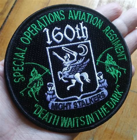 Night Stalkers Logo Us Army Aviation Patch Special Operations Flight