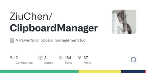 GitHub ZiuChen ClipboardManager A Powerful Clipboard Management Tool