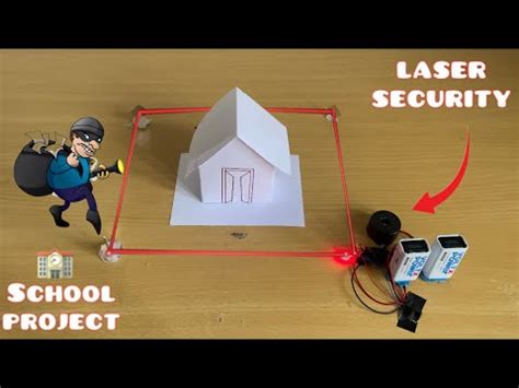How To Make A Laser Security Alarm System Laser Home Security System YouTube