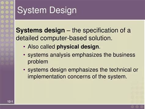 PPT System Design PowerPoint Presentation Free Download ID 9509990