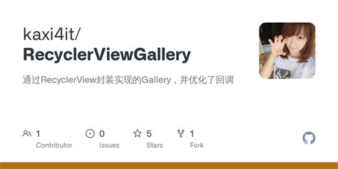 Github Kaxi It Recyclerviewgallery Recyclerview Gallery